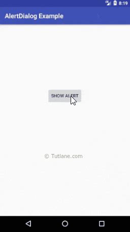 Android AlertDialog With Examples Tutlane