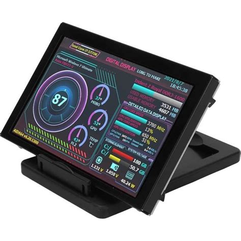 Mini Écran Usb Ips 5 Pouces Moniteur De Température Pc Aida64 Éditeur