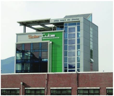 View Of The Building Integrated Photovoltaic Bipv Test Facility