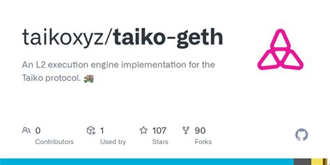 GitHub Taikoxyz Taiko Geth An L2 Execution Engine Implementation For The Taiko Protocol