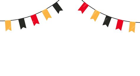 Premium Vector A String Of Flags With A White Background