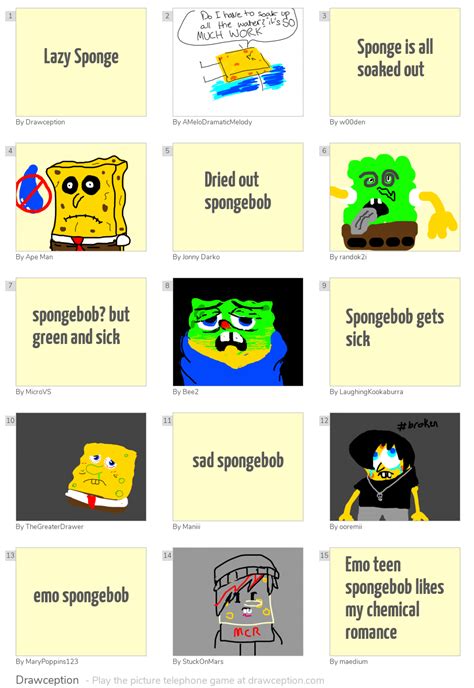 Lazy Sponge Drawception