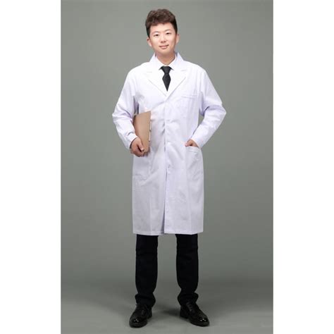 高端款实验服 白大褂 厚长袖 男 L 可定制 实验服 防护用品 实验耗材 南京森贝伽生物科技有限公司