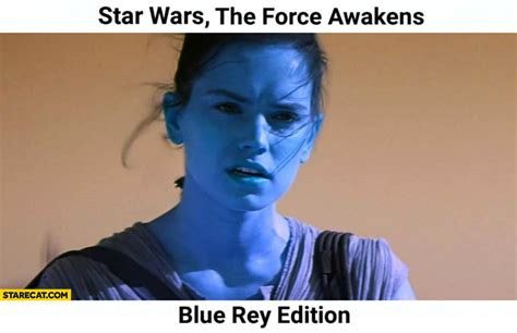 Star Wars Force Awakens Blue Rey Edition