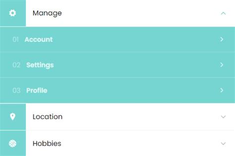 28 Awesome CSS Accordion Menus