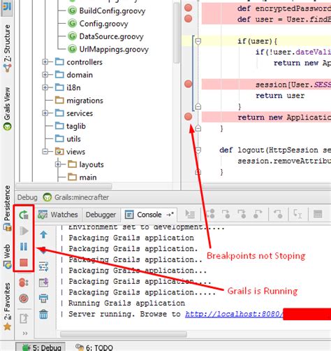 Java Intellij Idea Debugger Isn T Working On A Grails Project Stack Overflow