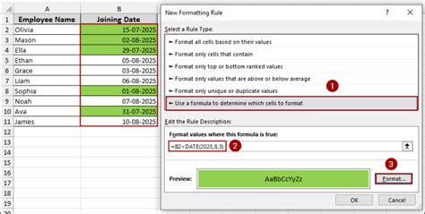 Excel Conditional Formatting For Dates Older Than A Certain Date
