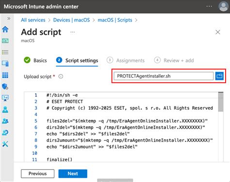 Kb8794 Deploy Eset Endpoint Security For Macos Via Microsoft Intune And Eset Protect