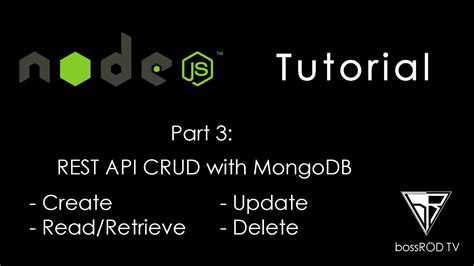 Tagalog Nodejs Tutorial Part 3 Rest Api Crud With Mongodb Youtube