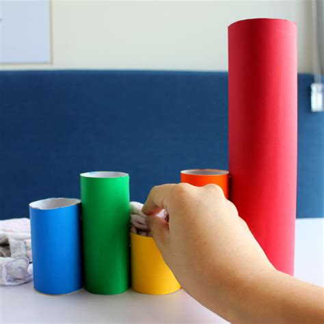 색깔 휴지심 놀이