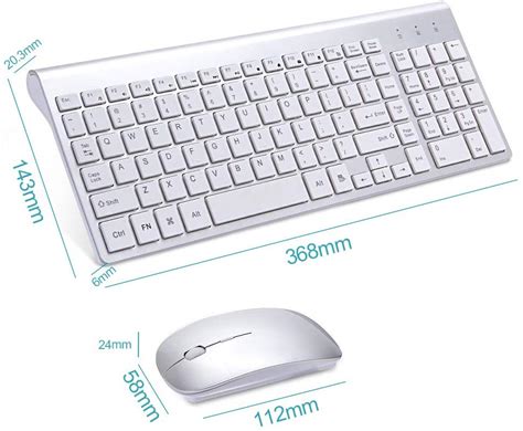 Wireless Keyboard And Mouse Set Ergonomic Silent K Grandado