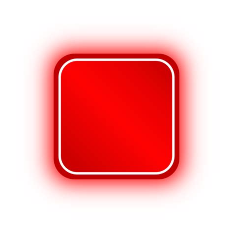 Neon Red Square Banner Neon Square 10976985 Png