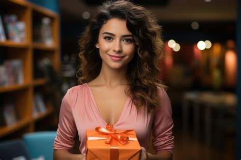 Premium Ai Image Happy 18 Years Old Latin Girl Holding Up T