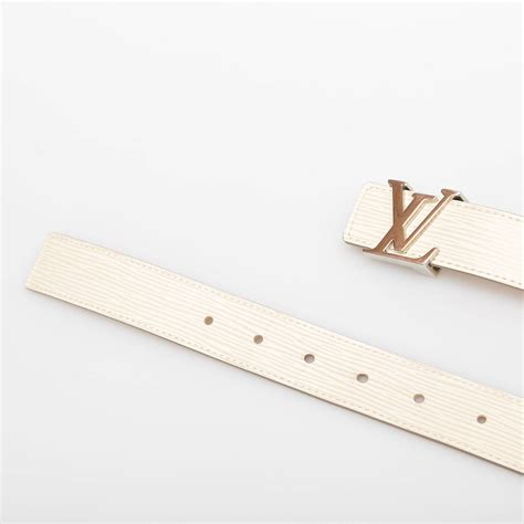 Ремень Louis Vuitton белый, - купить за 16200 ₽ | SFS