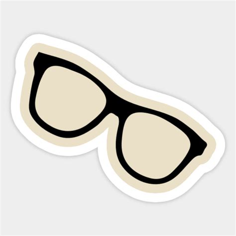 Glasses Nerd Sticker Teepublic Glasses Nerd Sticker Teepublic