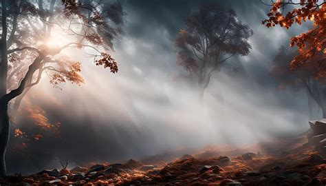 Realistic Dynamic Fog Background Premium Ai Generated Image