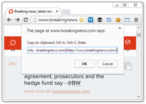 Bookmarklet Copy Markdown Link Brian Cantoni