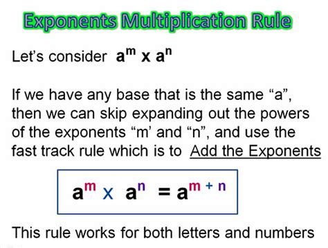Multiplying Algebra Exponents Passys World Of Mathematics