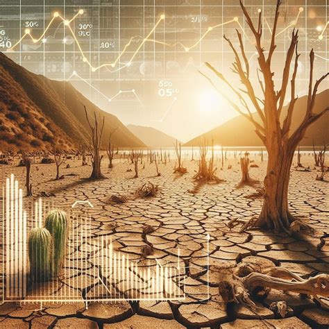 Cambio Climático Con Suelo Seco Foto Premium