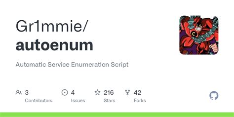 Github Gr1mmieautoenum Automatic Service Enumeration Script