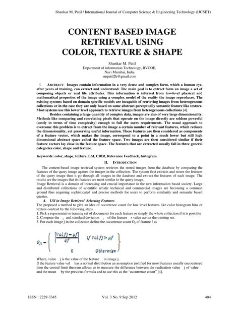 Pdf Content Based Image Retrieval Using Color Texture And Shape