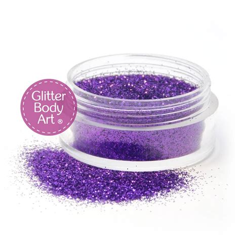 Body Glitter Purple Temporary Tattoo Store