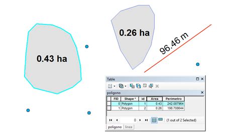 How To Calculate The Area Perimeter Or Length In Arcgis Gis Tuto