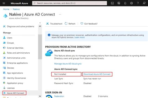 cómo configurar la sincronización de office 365 active directory en