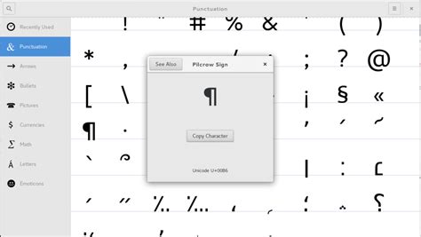 I Wanted A Visible Paragraph Mark And After Invoking ‘ctrl Shift U B6 My Dreams Were