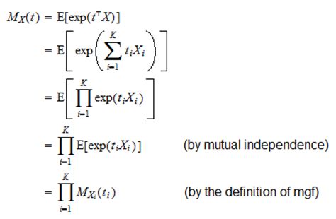 Joint Moment Generating Function