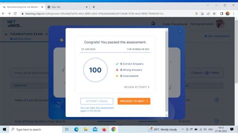 Hema Padma On Linkedin Foundationexam Nxtwave Ccbp