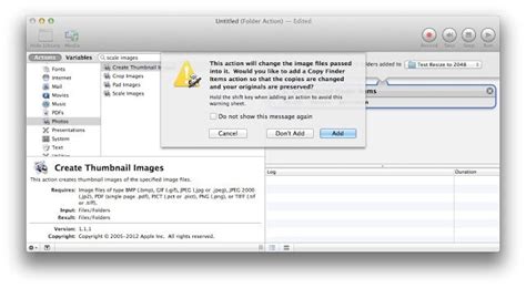 How To Create A Folder Action To Resize Your Photos Using Mac OS X