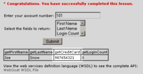 OWASP WebGoat WSDL Scanning Aldeid