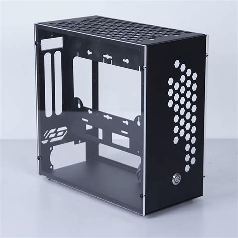 Buy Itx Mid Tower Pc Computer Case Metal Mini Mother Board Computer Case Support Sfx Power