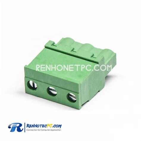 Terminal Block Plug Socket Screw Straight Type Renhotecpc Com