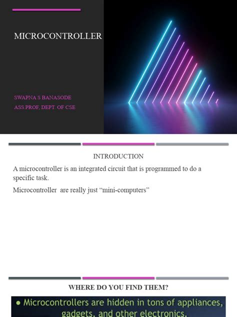 Chpt1 Arm Embedded System Pdf Microcontroller Central