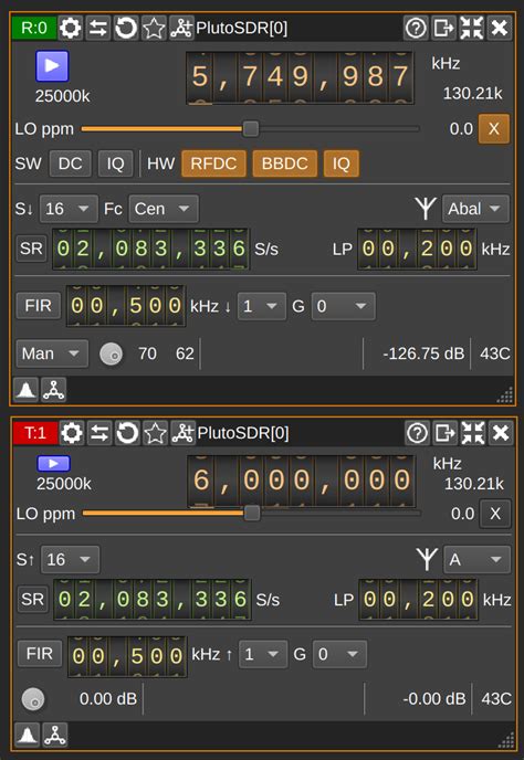 PlutoSDR RX Max Freq Issue F Exb Sdrangel GitHub