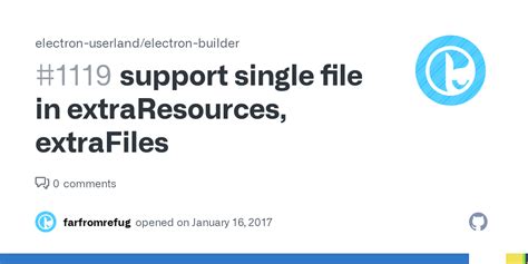 Support Single File In ExtraResources ExtraFiles Issue 1119