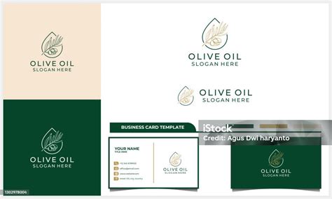 명함 템플릿이 있는 엑스트라 버진 올리브 오일 로고 디자인의 손으로 그린 라벨 올리브유에 대한 스톡 벡터 아트 및 기타 이미지 올리브유 에센셜 오일 라벨 Istock