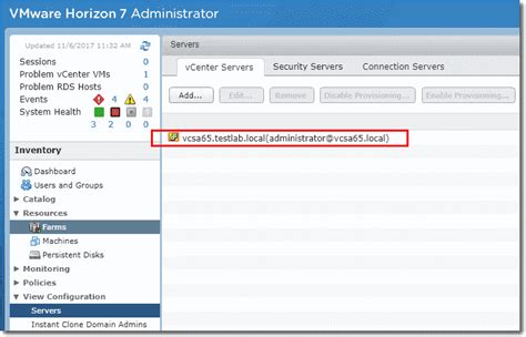 Connect Vmware Horizon To Vcenter Server 4sysops