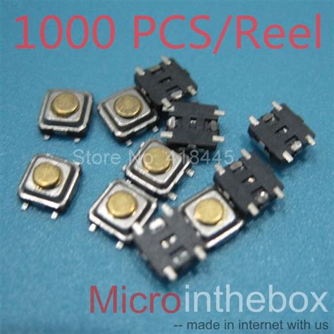 PCS LOT Tact Switch X X X Water Proof Push Button Switch Pin SMT Used For Tv Led