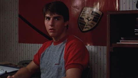 Porsche Poster Of Joel Tom Cruise In Risky Business Spotern