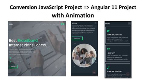 Convert Javascript Project To Angular 11 Project Step By Step Fix Animation Issue Youtube