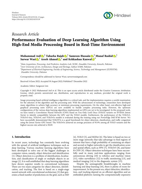 Pdf Performance Evaluation Of Deep Learning Algorithm Using High End