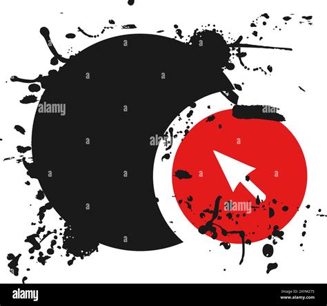 Dirt Art Paint Cursor Stock Vector Image Art Alamy