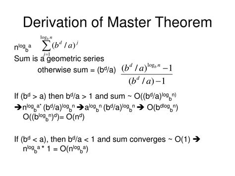 master theorem