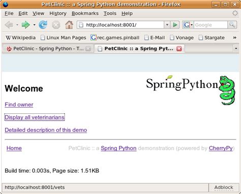 Samples Spring Python V FINAL Documentation