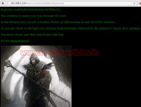 Hack The Necromancer Vm Ctf Challenge Hacking Articles
