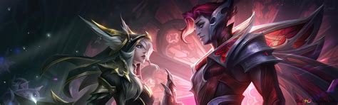 Broken Covenant Xayah With Rakan League Of Legends Lol K Wallpaper Download