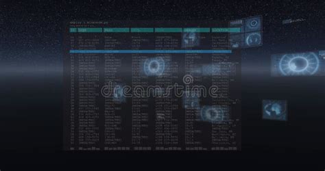 Image Of Multiple Round Scanners And Interface With Data Processing